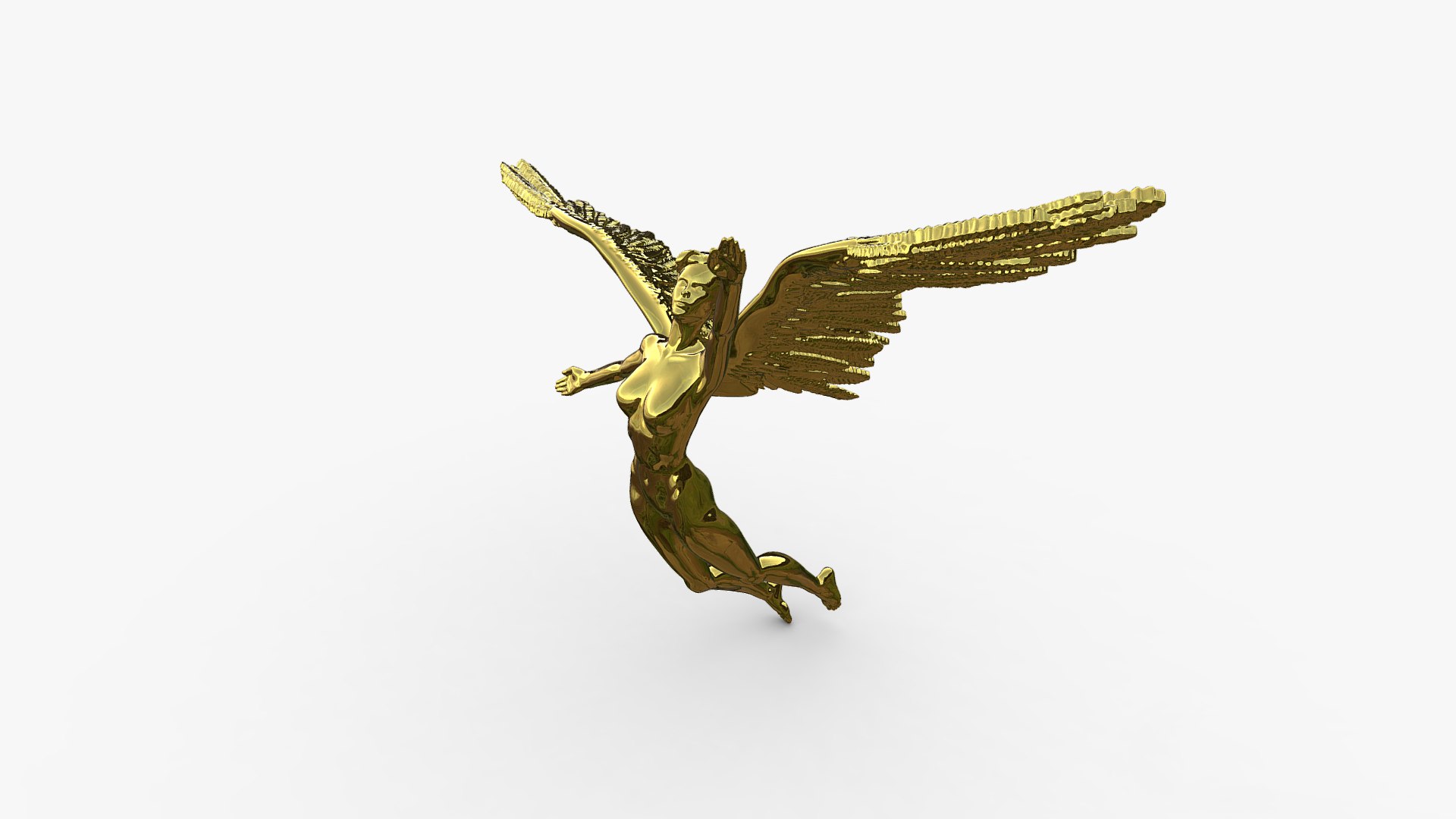 3D Angel Woman. Female Model Model - TurboSquid 1736806