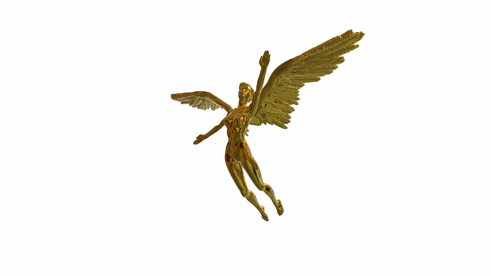 3D Angel Woman. Female Model Model - TurboSquid 1736806