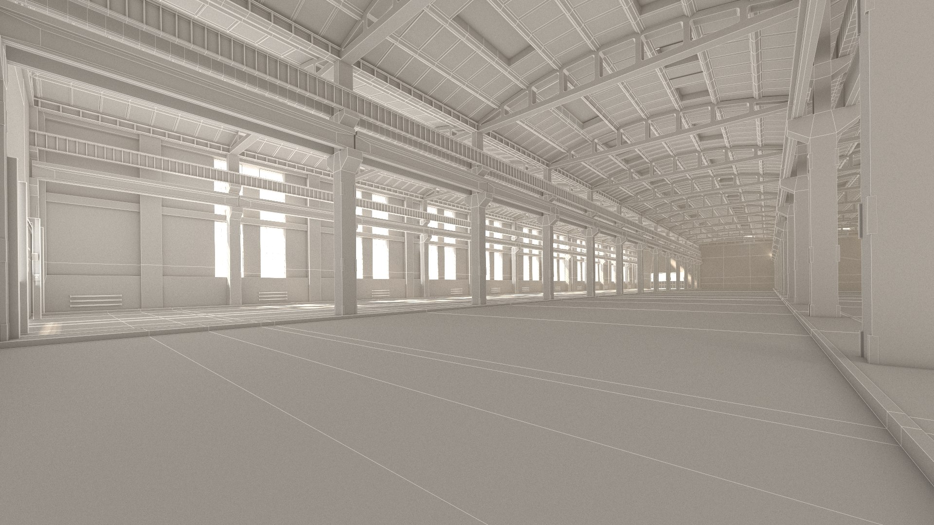 3D Old Industrial Factory Interior 2 - TurboSquid 2016912