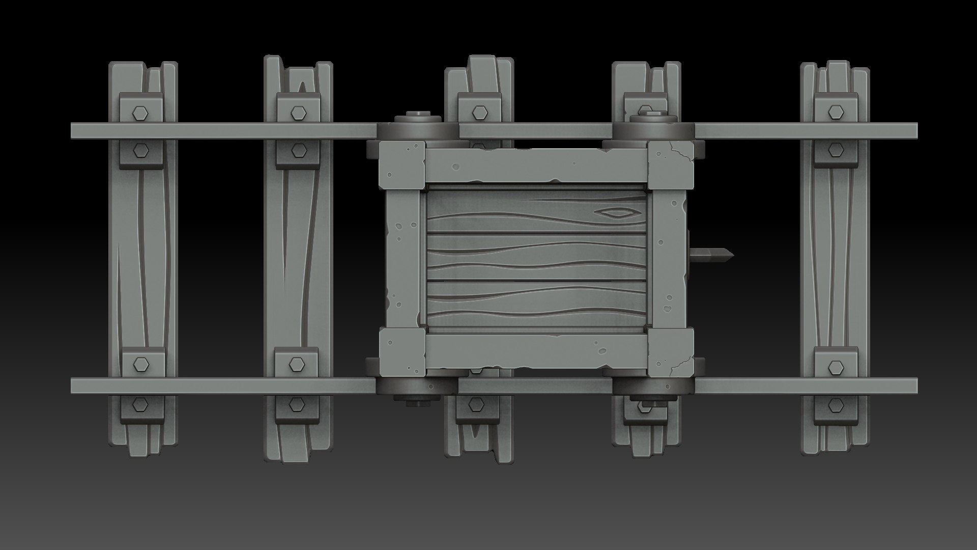 Trolley Stylized Model - TurboSquid 1637916