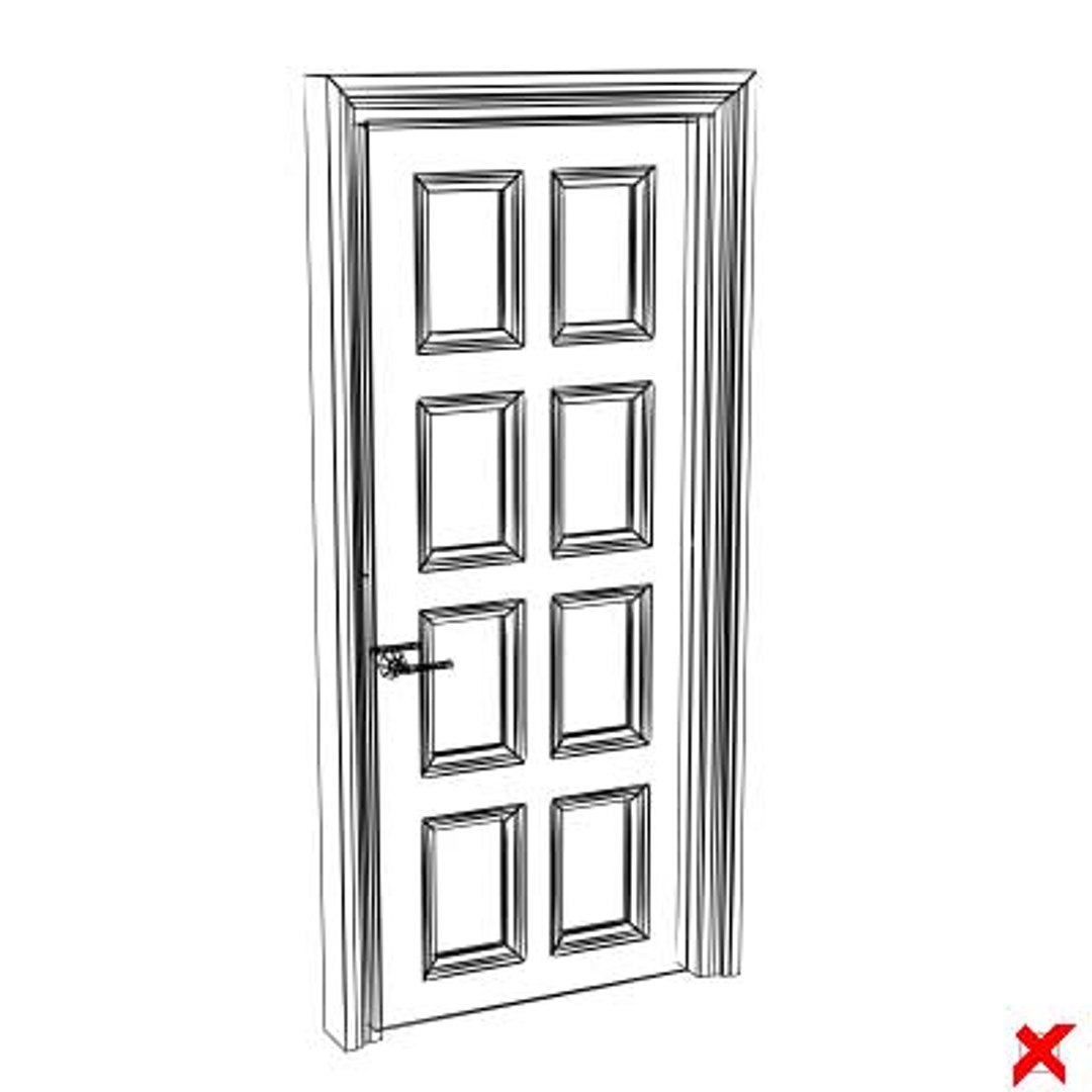 3d Door Model