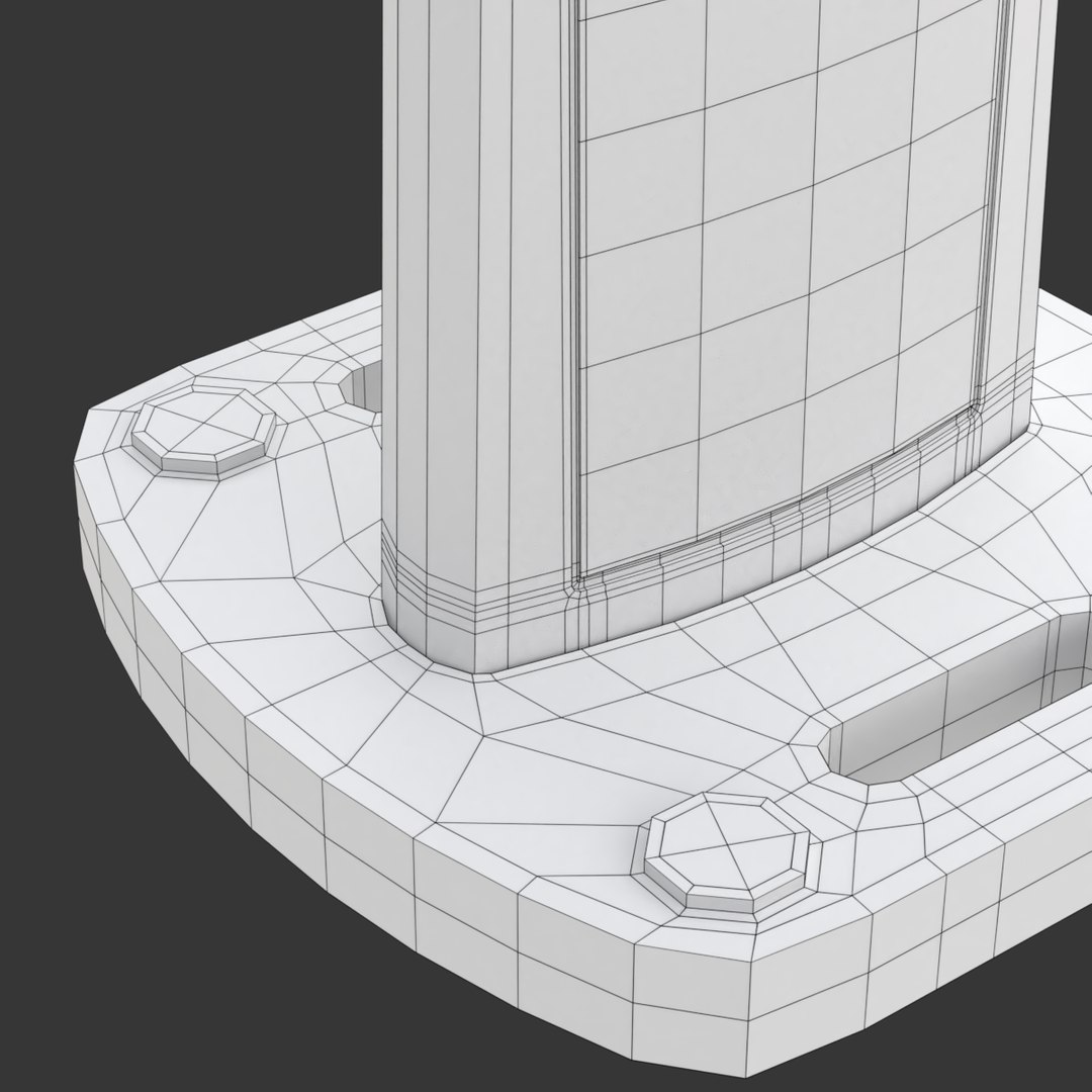3D Channelizer Panel Vertical Model - TurboSquid 1448881