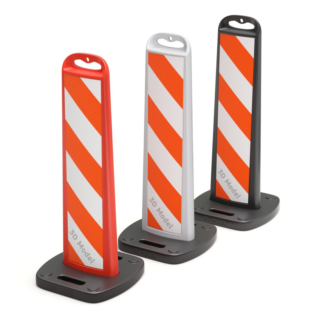 3D Channelizer Panel Vertical Model - TurboSquid 1448881