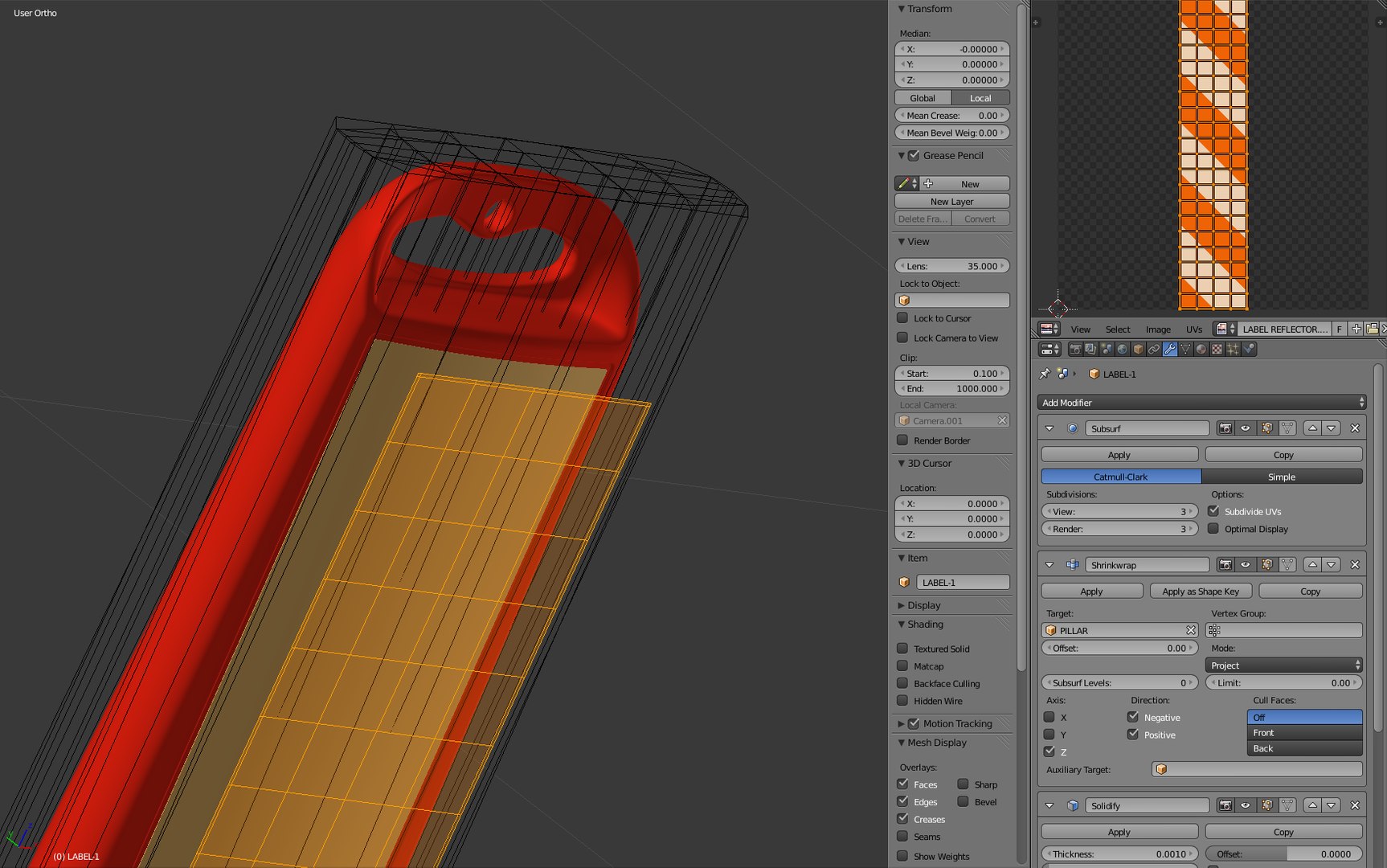 3D Channelizer Panel Vertical Model - TurboSquid 1448881