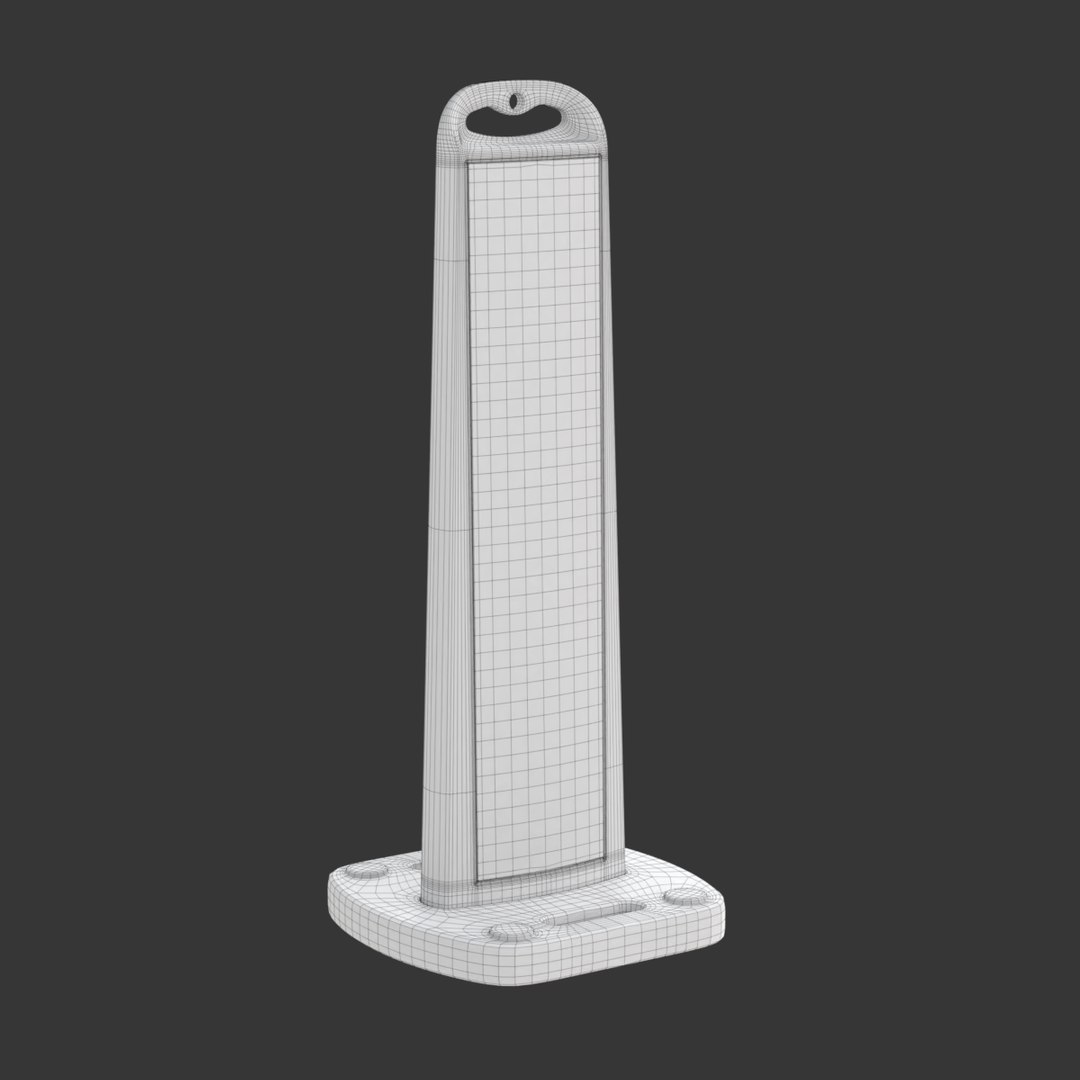 3D Channelizer Panel Vertical Model - TurboSquid 1448881