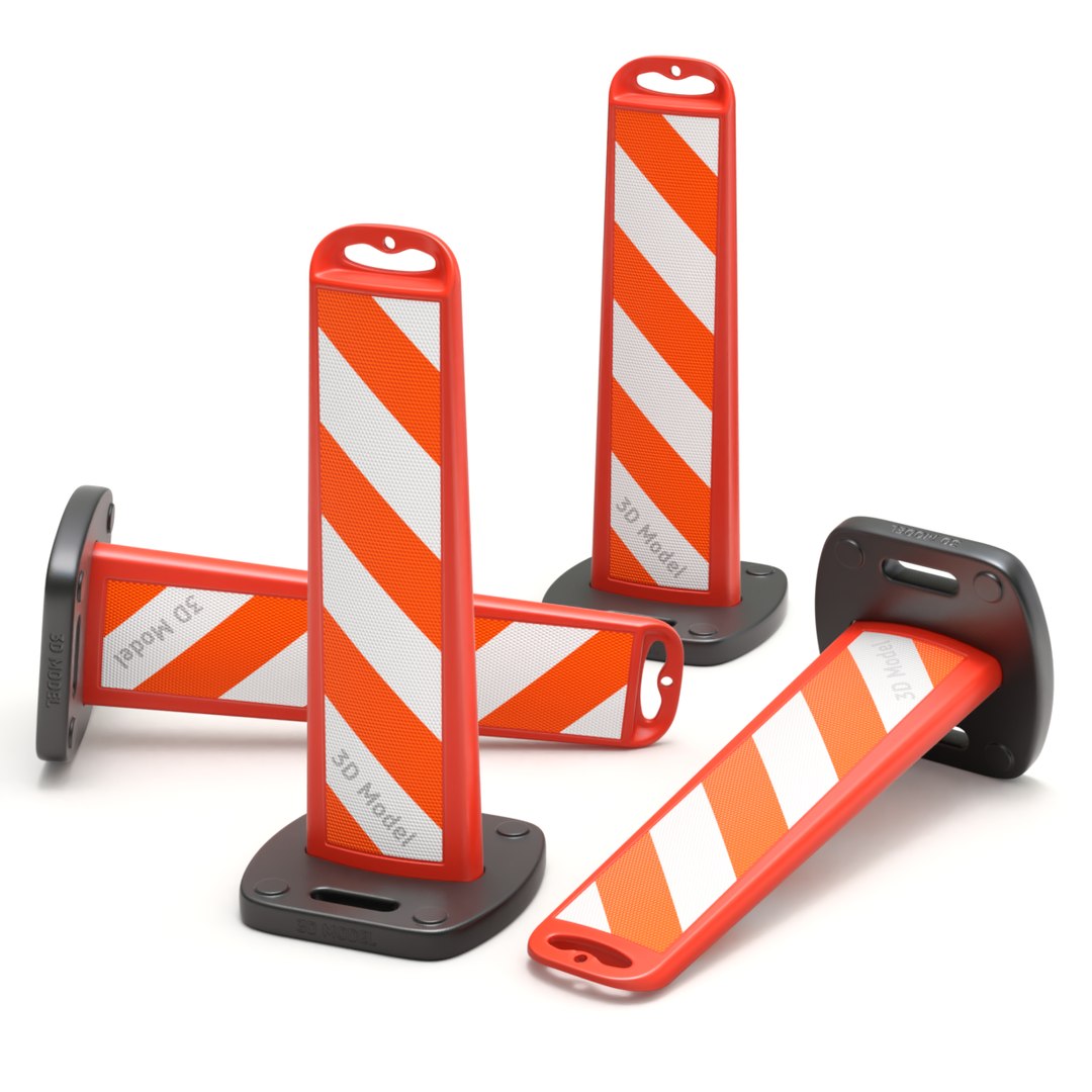 3D Channelizer Panel Vertical Model - TurboSquid 1448881