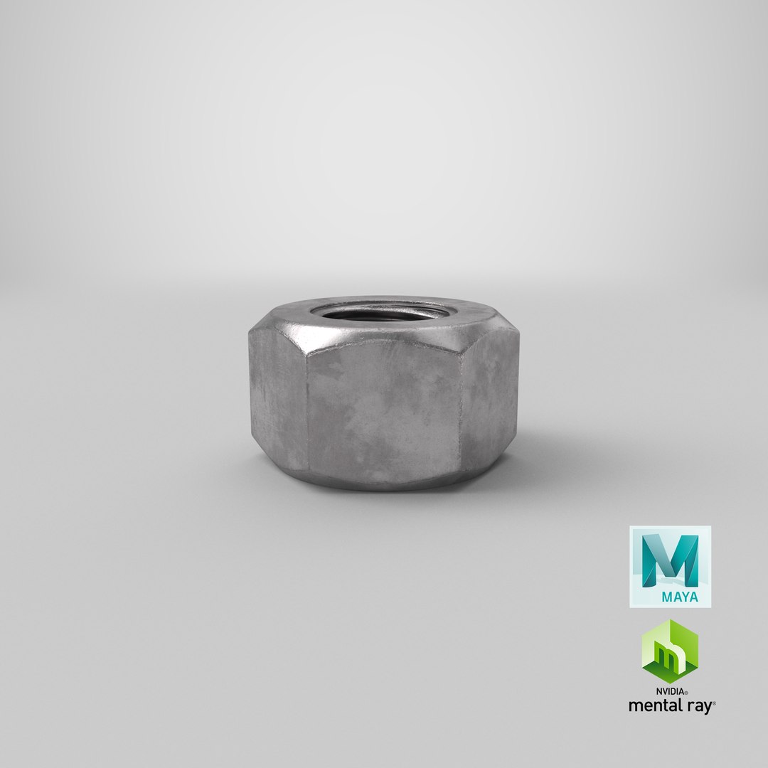 3D nut 04 - TurboSquid 1235478