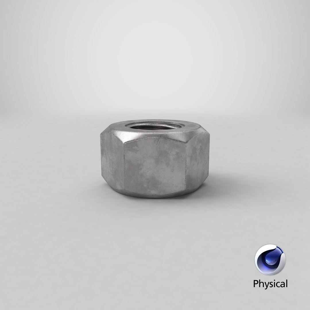 3D nut 04 - TurboSquid 1235478