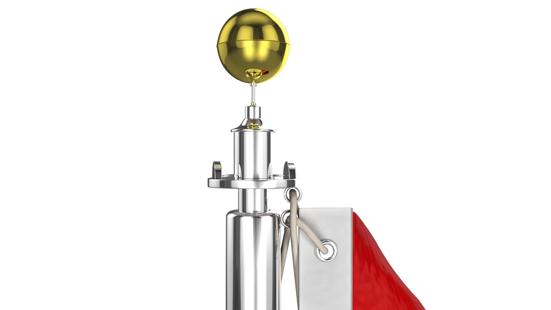 Flag Pole 3D - TurboSquid 1357012