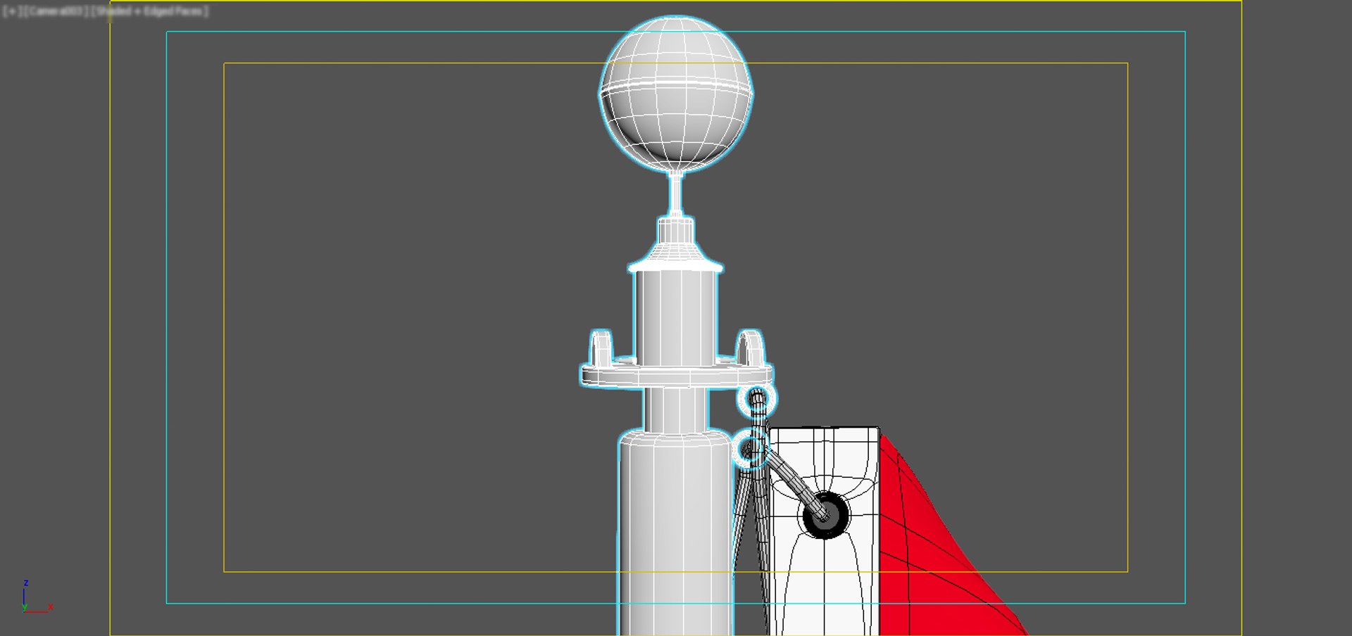 Flag Pole 3D - TurboSquid 1357012