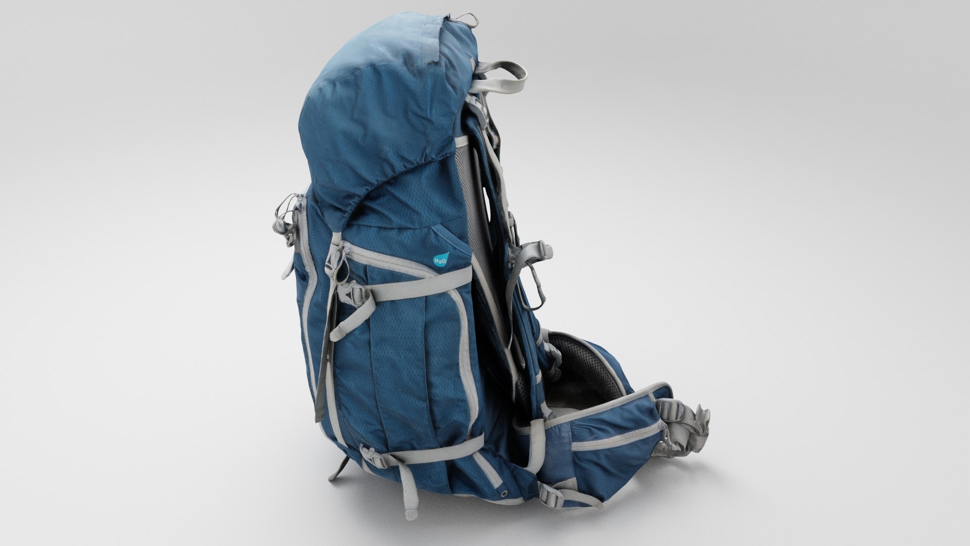 Large Hiking Backpack For Tourism 3D Model - TurboSquid 1974140