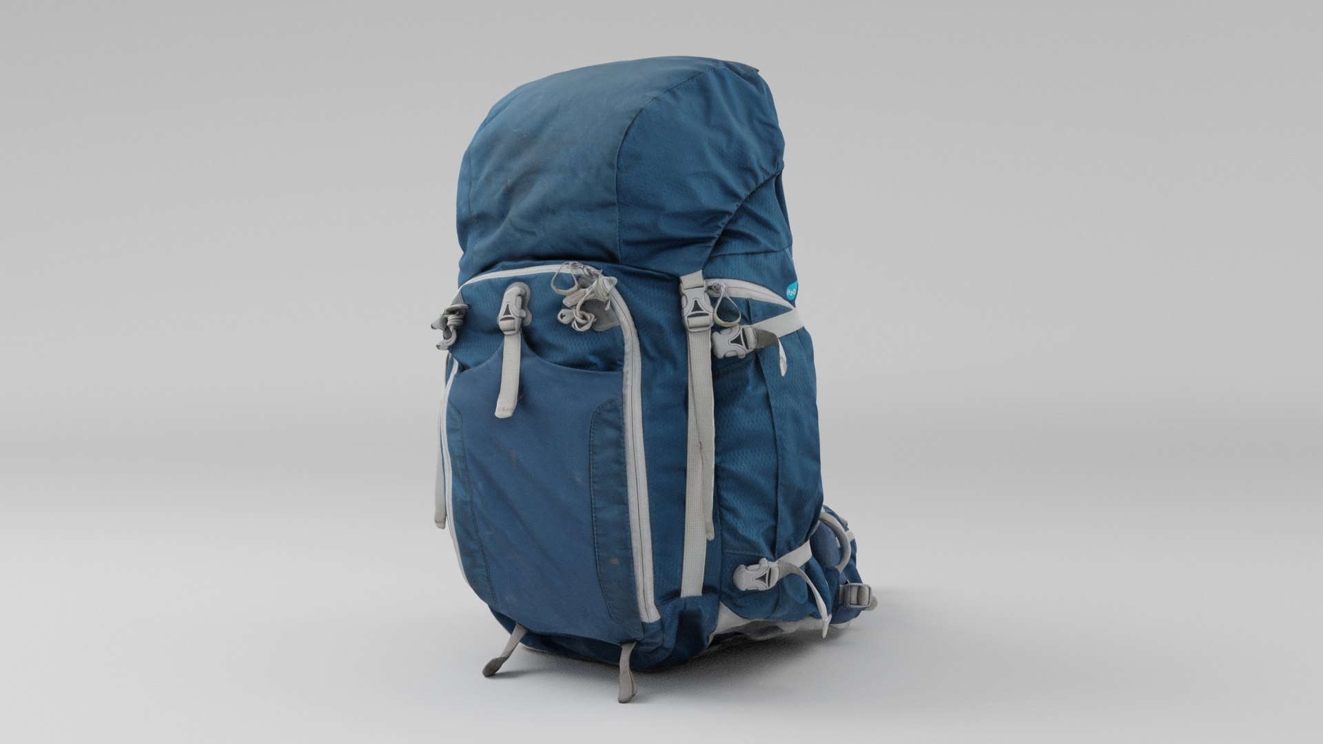 Large Hiking Backpack For Tourism 3D Model - TurboSquid 1974140