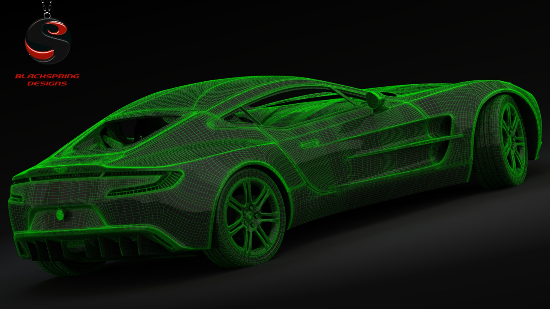 3d Model Of Aston Martin One-77 2010