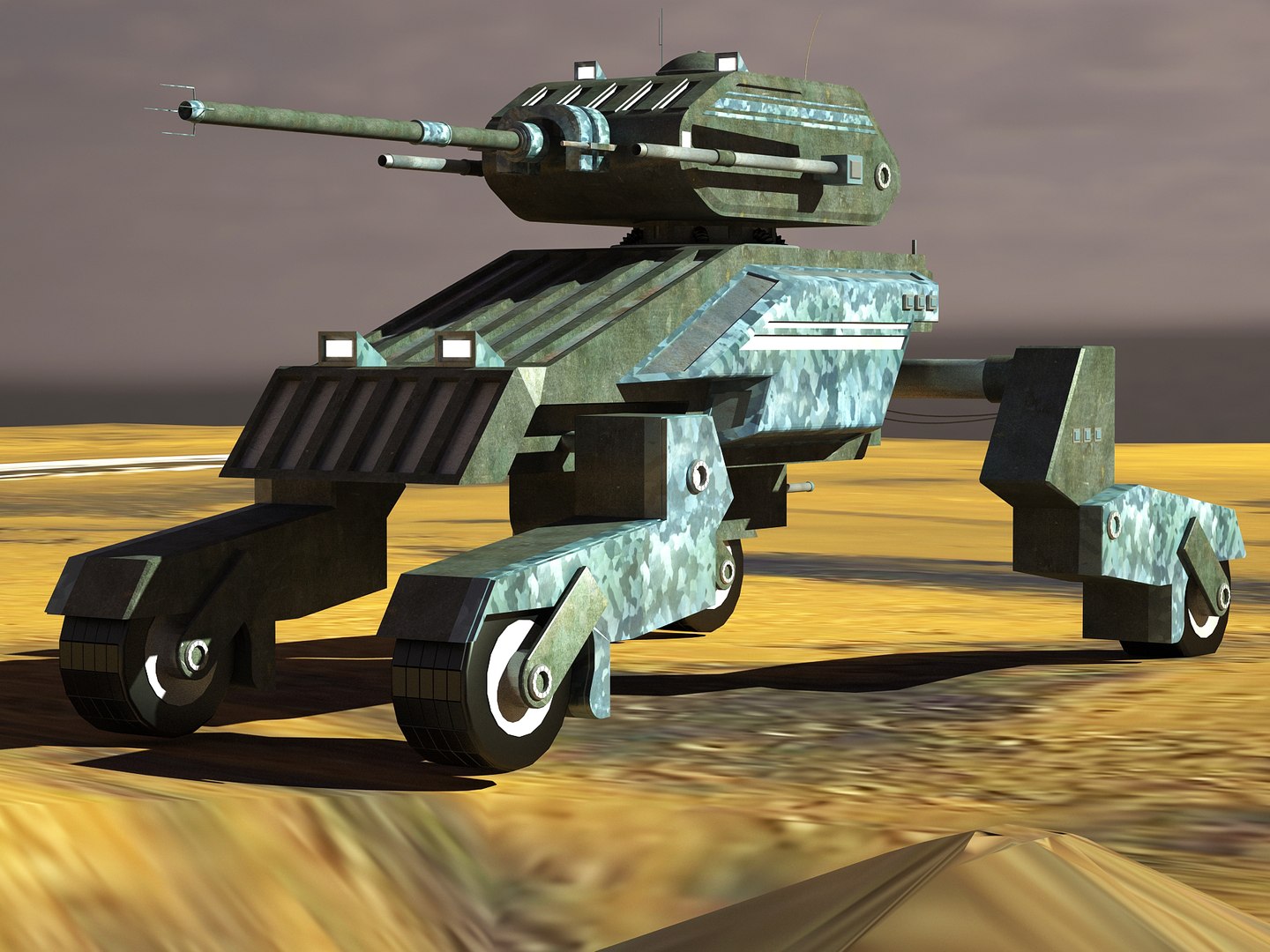 3d model science fiction