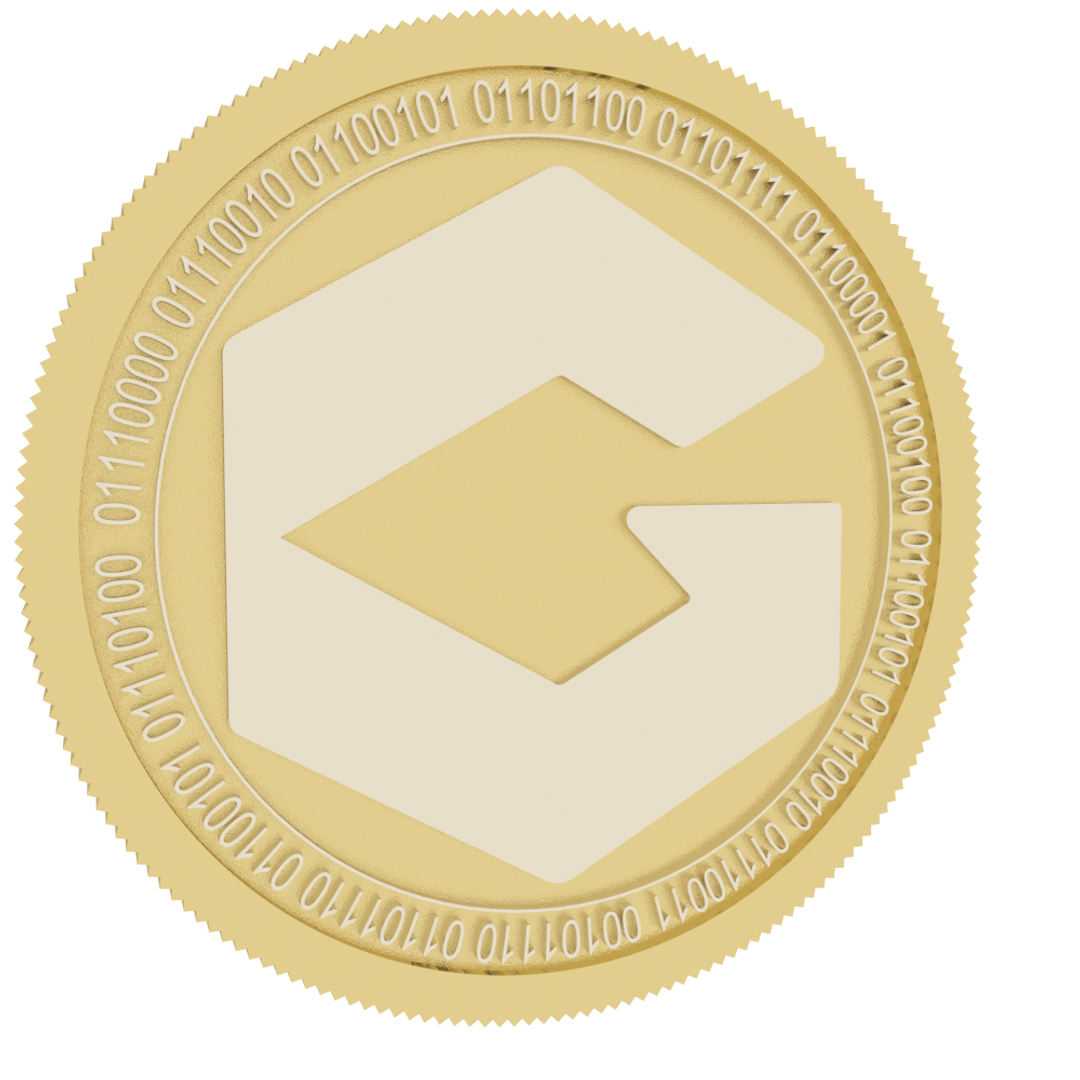 Gonetwork gold coin model - TurboSquid 1605429