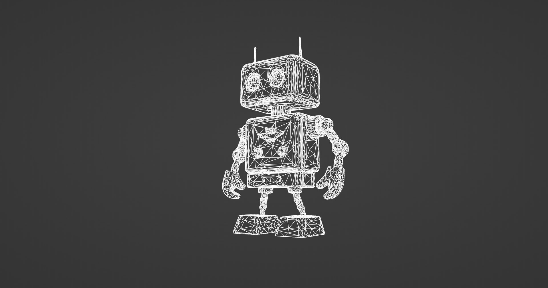 3D Model Retro Futuristic Robot 3D Model - TurboSquid 2336261