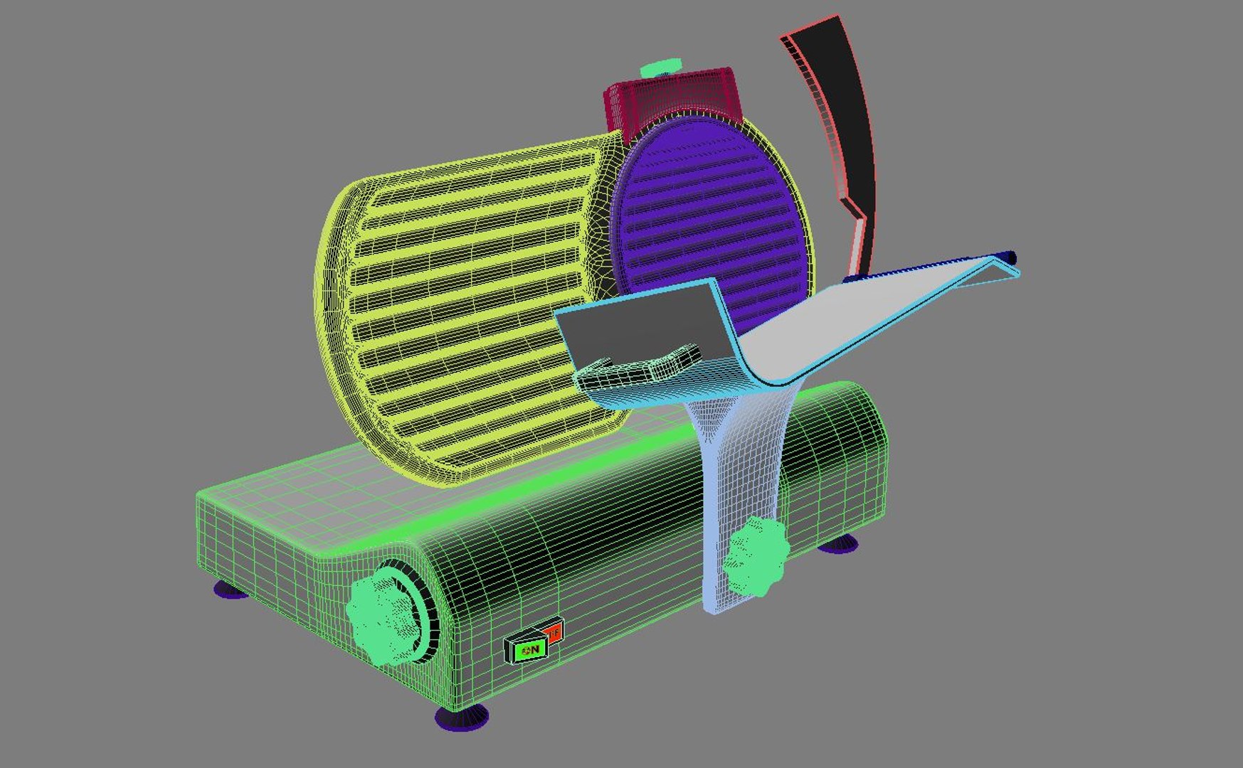 Meat Slicer 3d Model