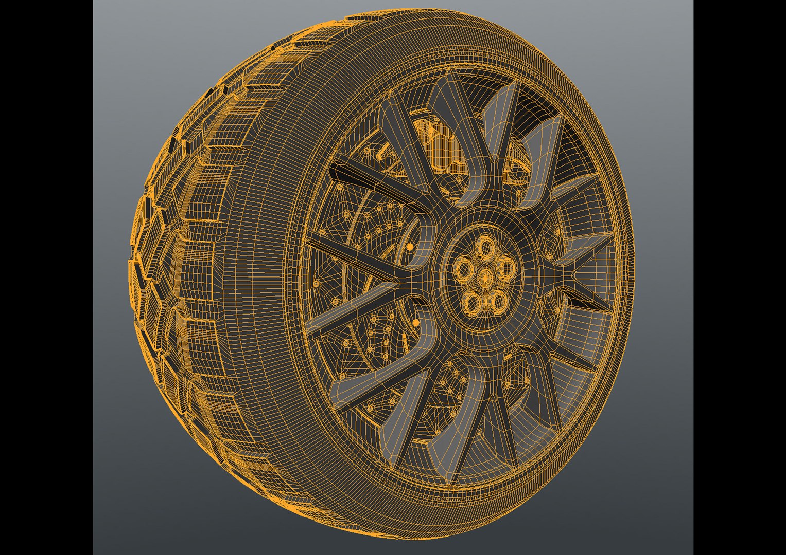 Tire Rim 3D Model - TurboSquid 1550955