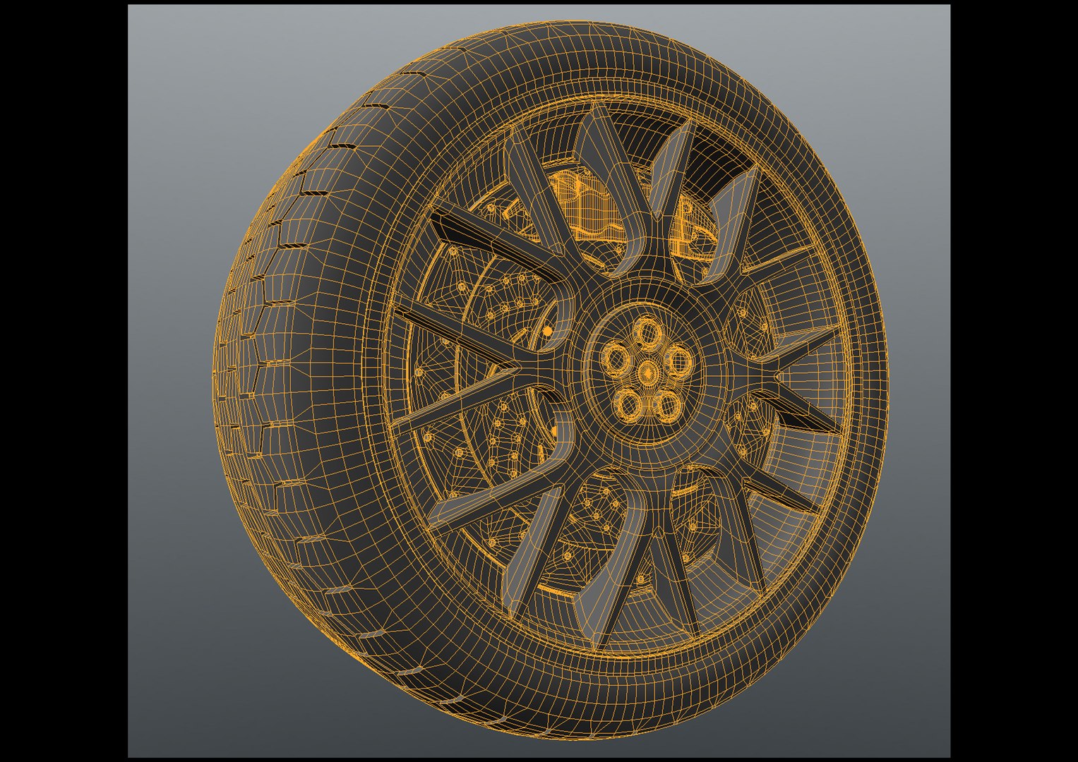 Tire Rim 3D Model - TurboSquid 1550955