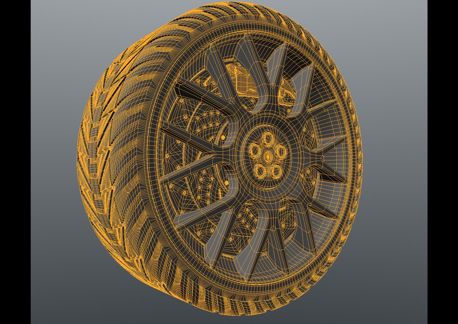 Tire Rim 3D Model - TurboSquid 1550955