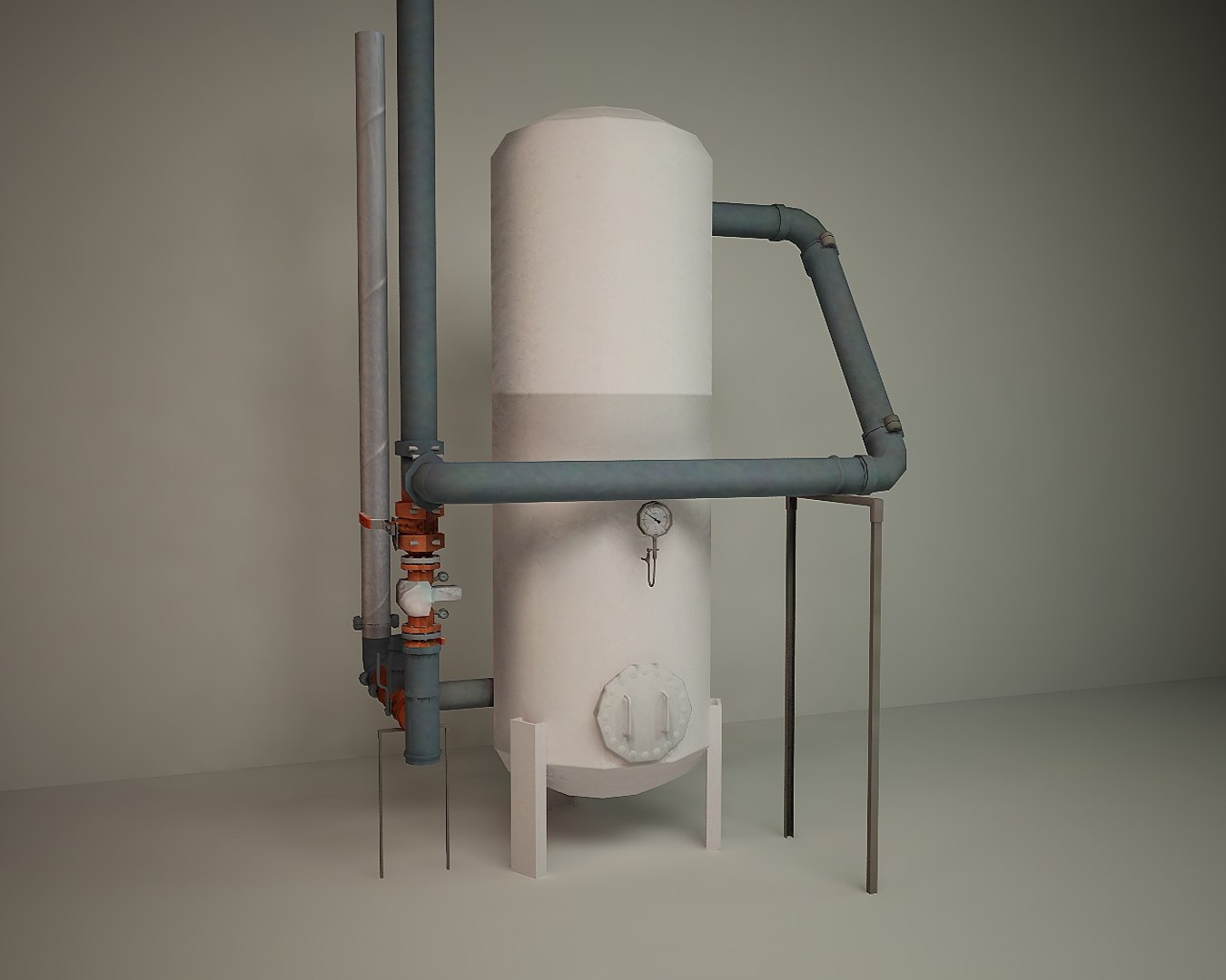 3d Model Of Pressure Vessels