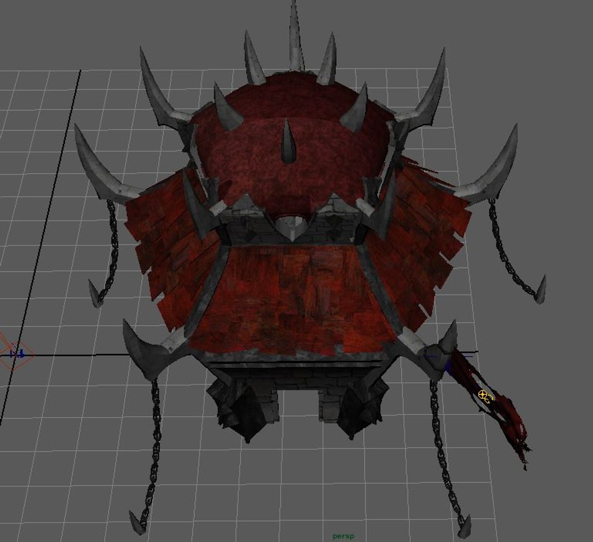 3d orc building model