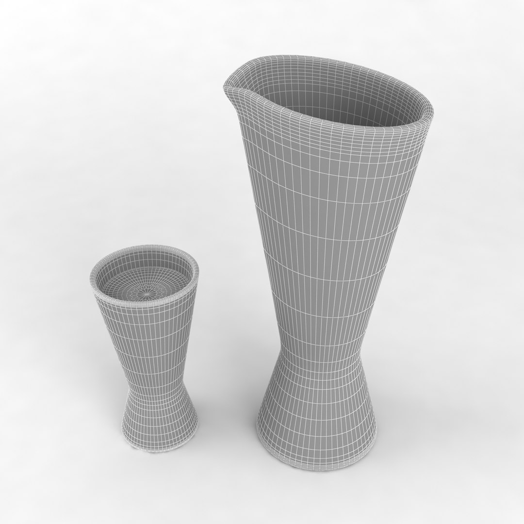 Pitcher Glass Juice 3d Model