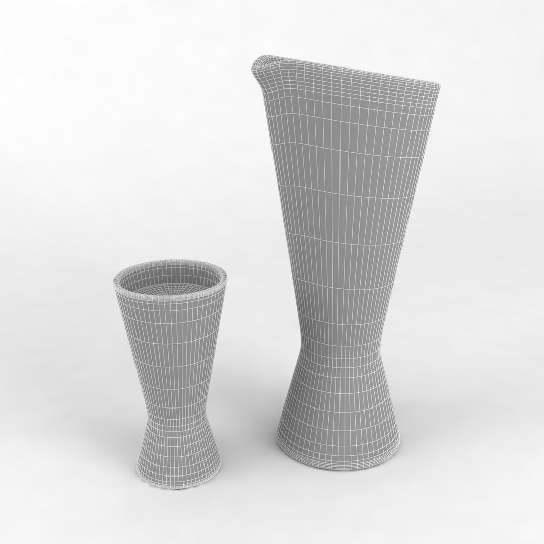 Pitcher Glass Juice 3d Model