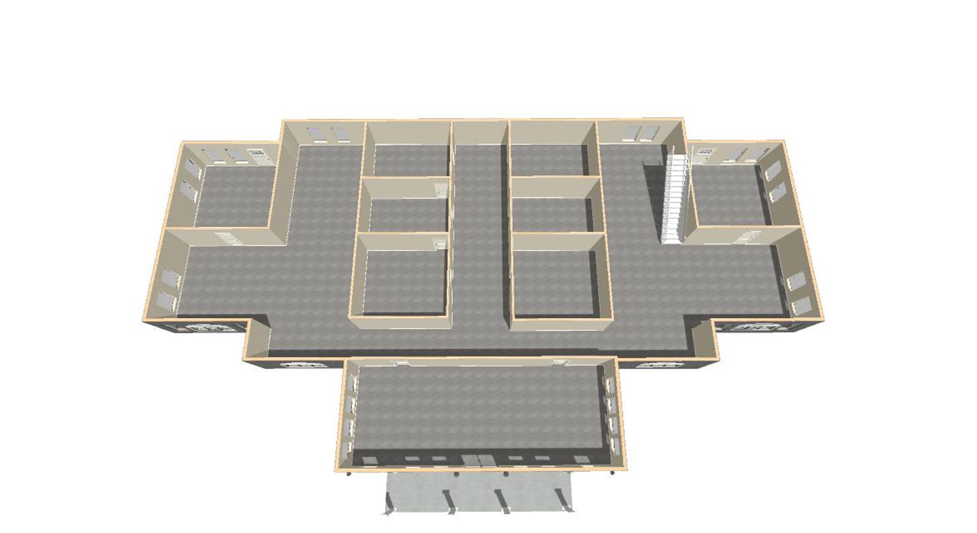 3d Professional Office Building Model