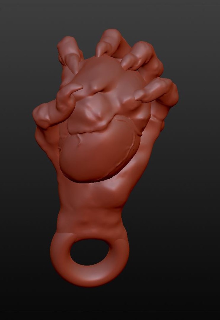 Zombie Wrist Heart 3D Model - TurboSquid 1659409