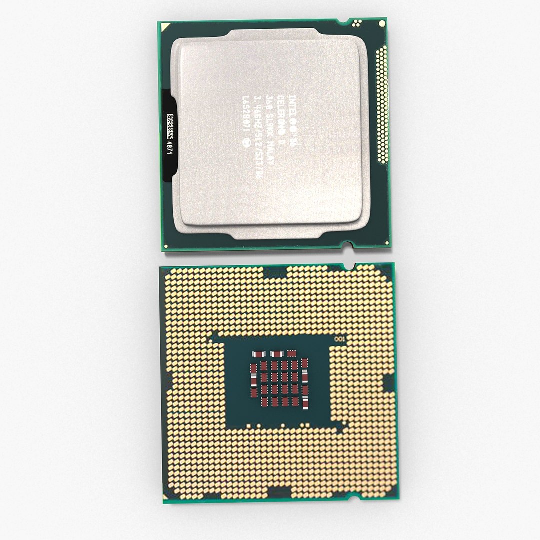 Cpu Intel Celeron G465 3d Model