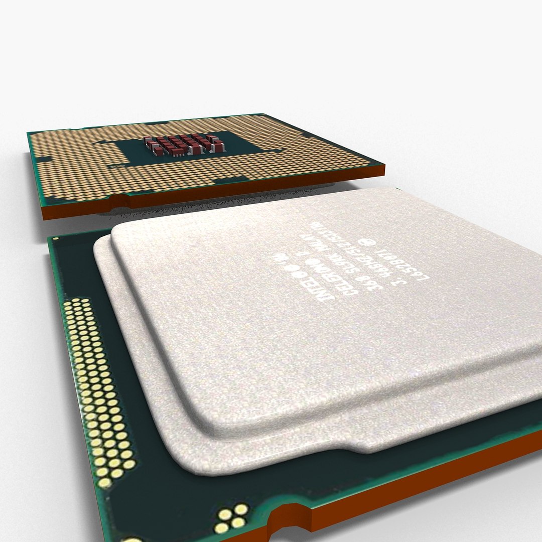 Cpu Intel Celeron G465 3d Model
