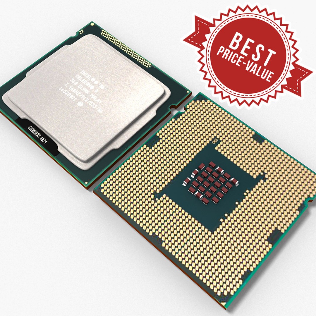 Cpu Intel Celeron G465 3d Model