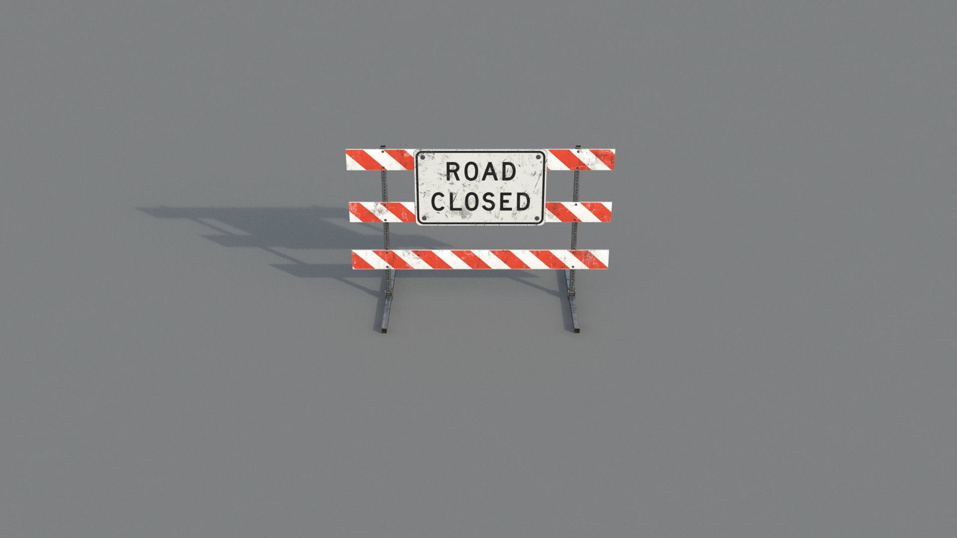 3D Model Construction Work Sign HD - TurboSquid 1841311