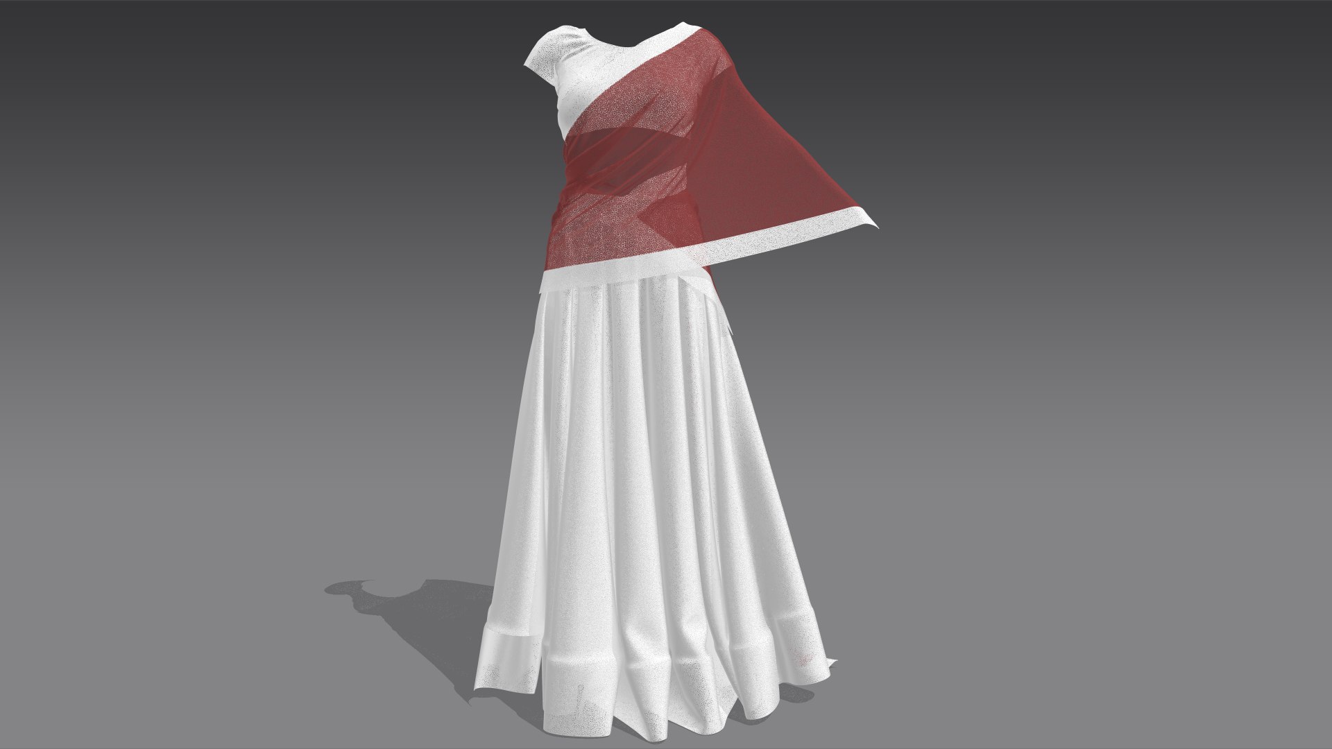 Indian Sari 3D Model - TurboSquid 1971681