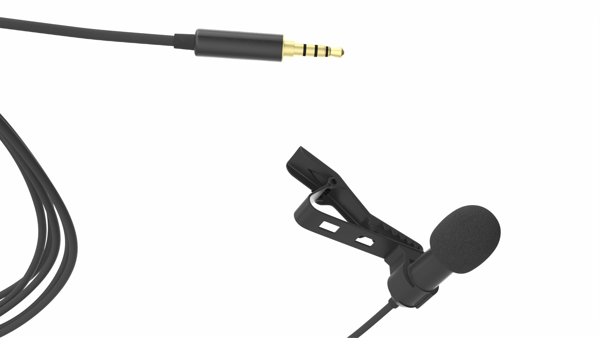 3D Wired Lavalier Microphone - TurboSquid 2160911