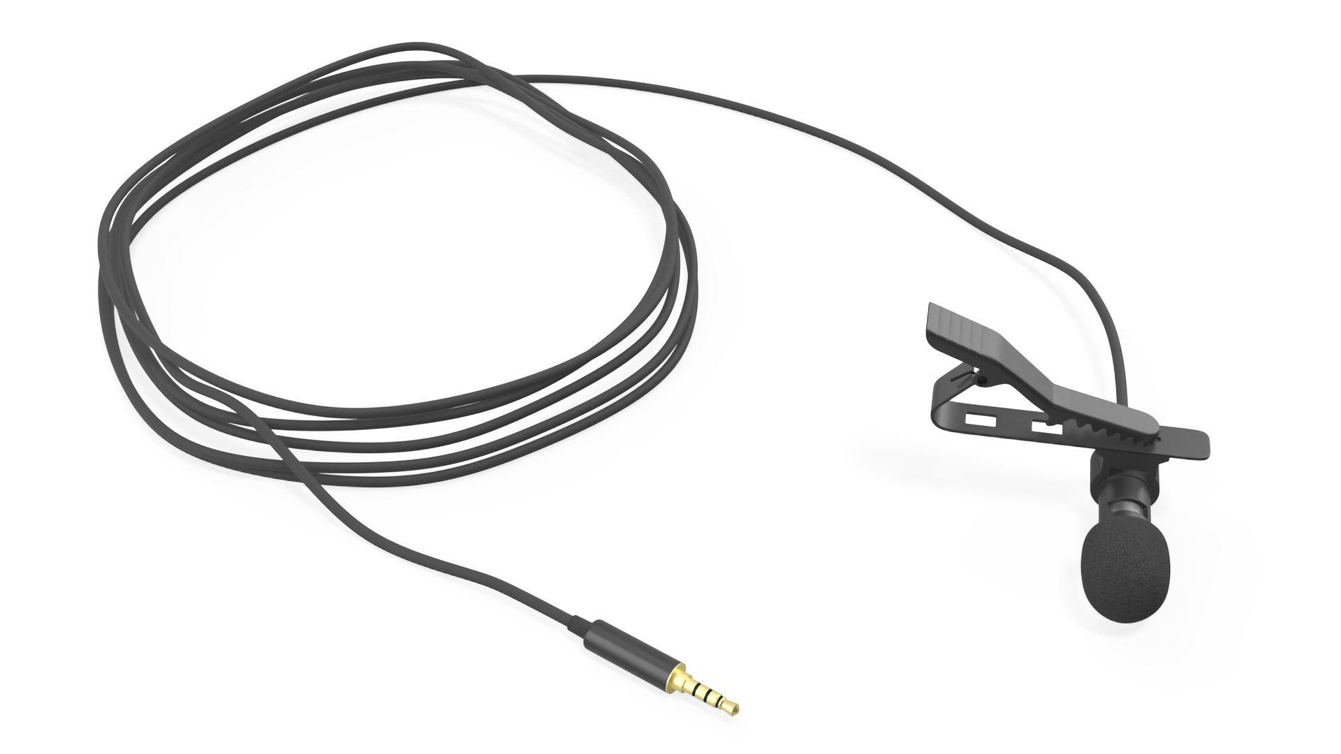 3D Wired Lavalier Microphone - TurboSquid 2160911