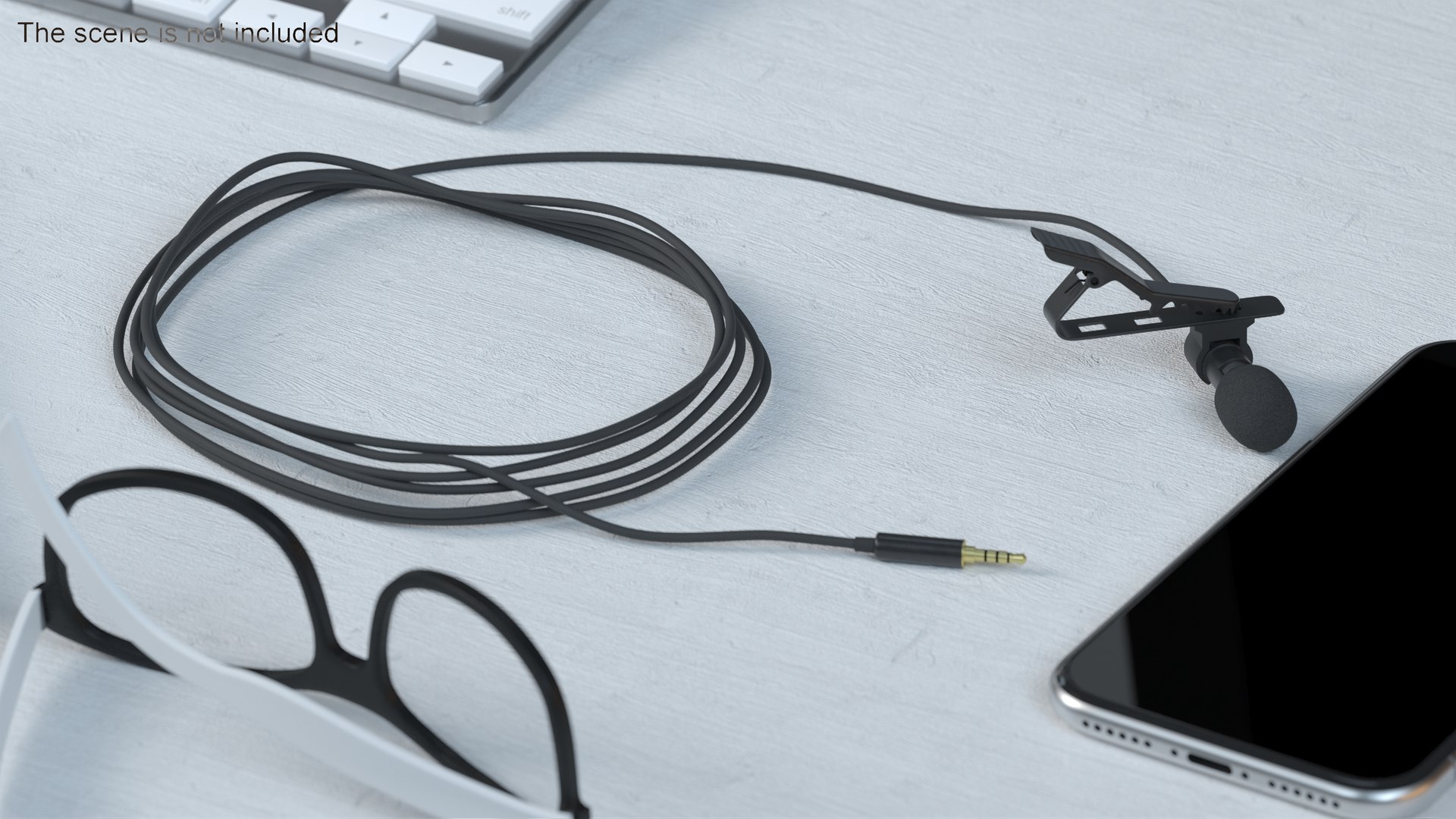 3D Wired Lavalier Microphone - TurboSquid 2160911
