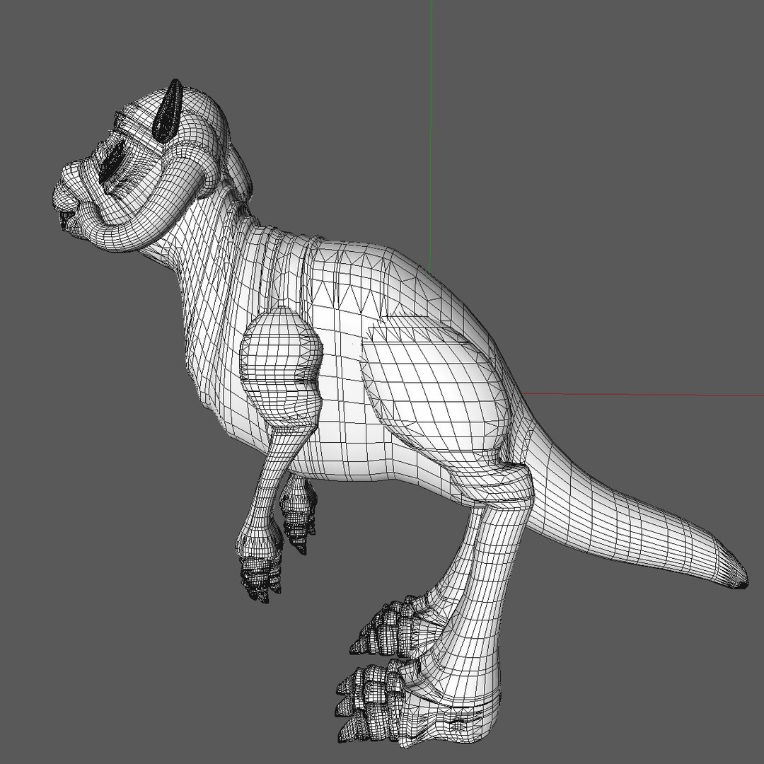 Mutant Alien T-rex Cartoon 3d Model