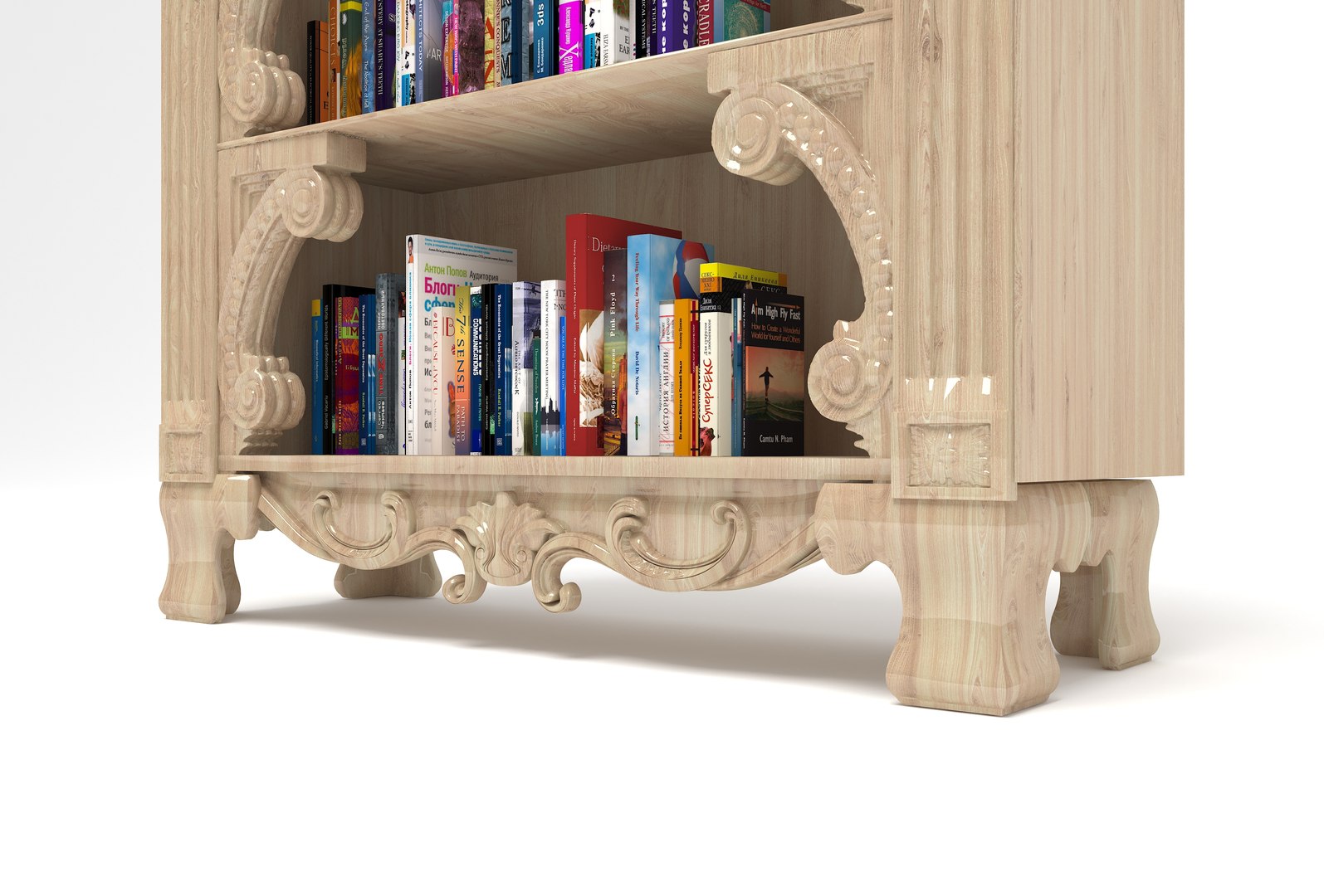 Bookcase 3D model - TurboSquid 1799427
