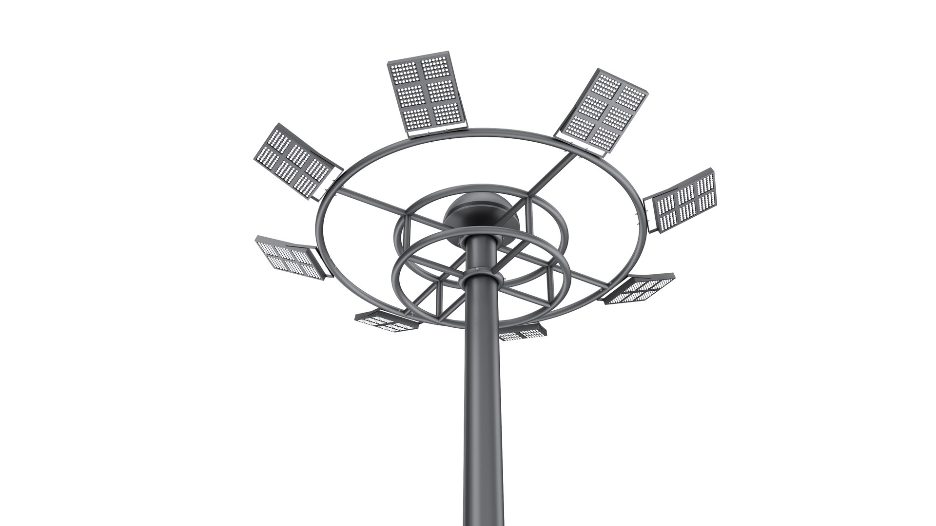3D Airport Lighting Mast Model - TurboSquid 2239561