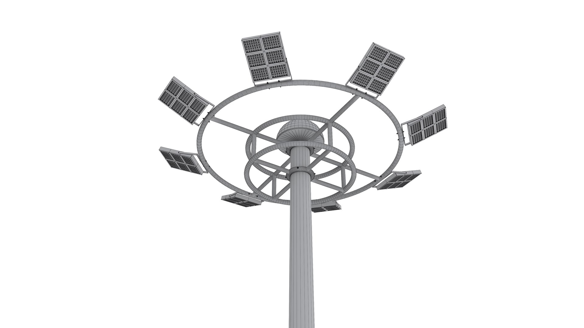 3D Airport Lighting Mast Model - TurboSquid 2239561