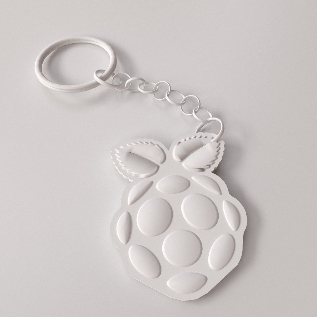 Raspberry Keychain 3D Model - TurboSquid 1765447
