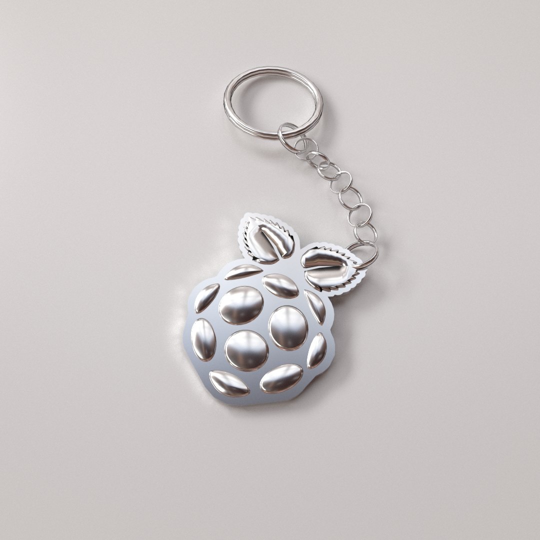 Raspberry Keychain 3D Model - TurboSquid 1765447