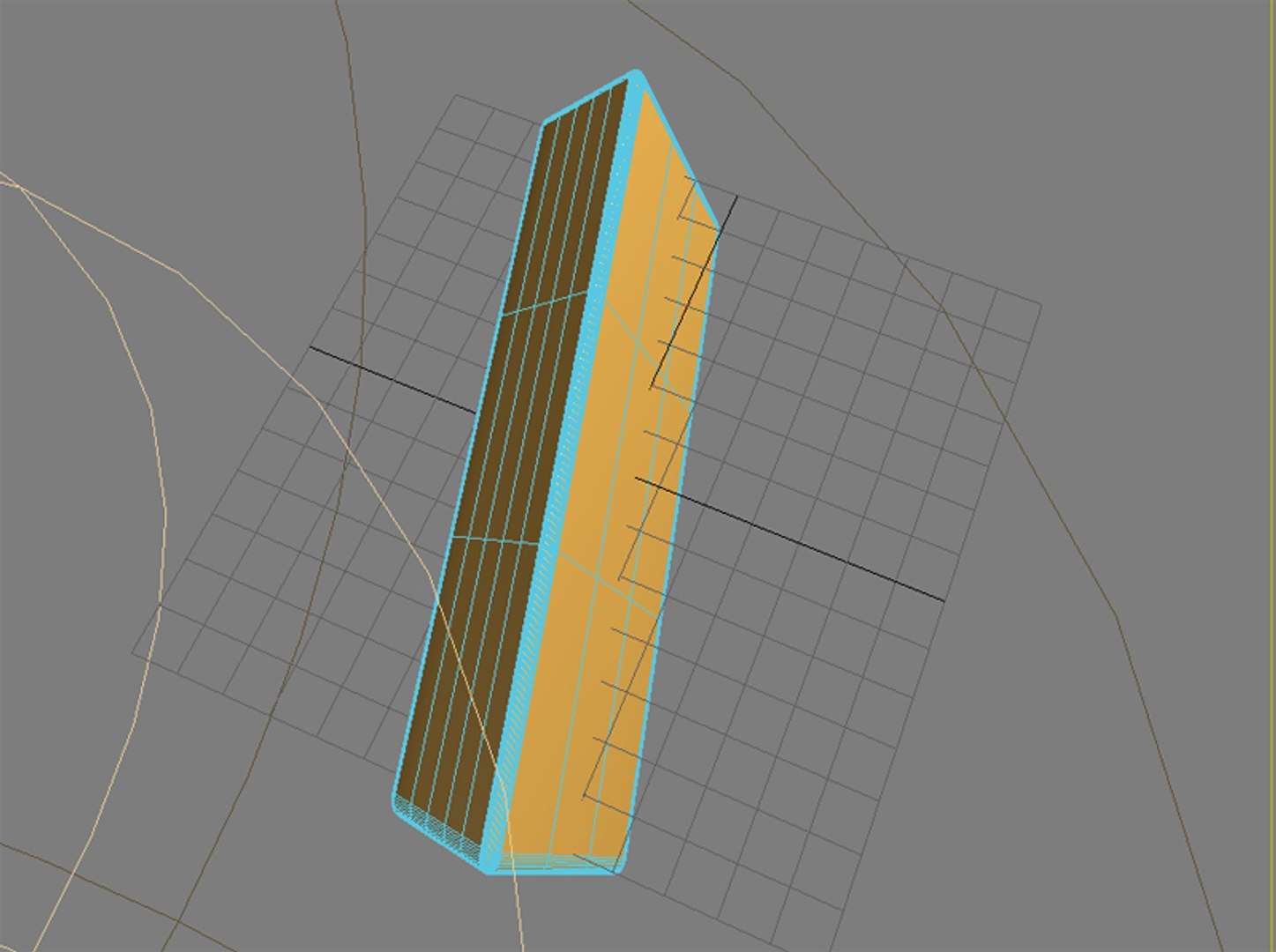 Gold Ingot 3d Model