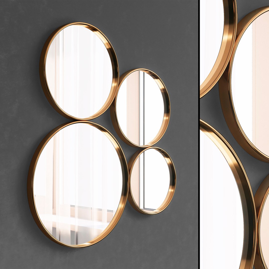 3D Mirrors Set 168 - TurboSquid 1822721