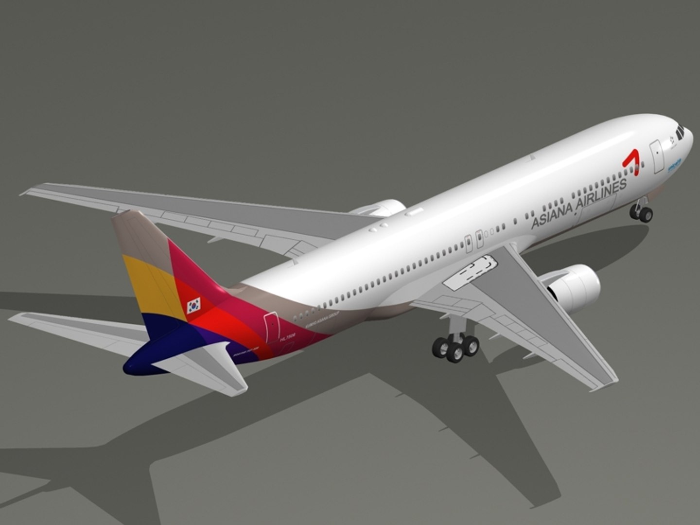 3D Boeing 767-300 Widebody Airliner - TurboSquid 1236081