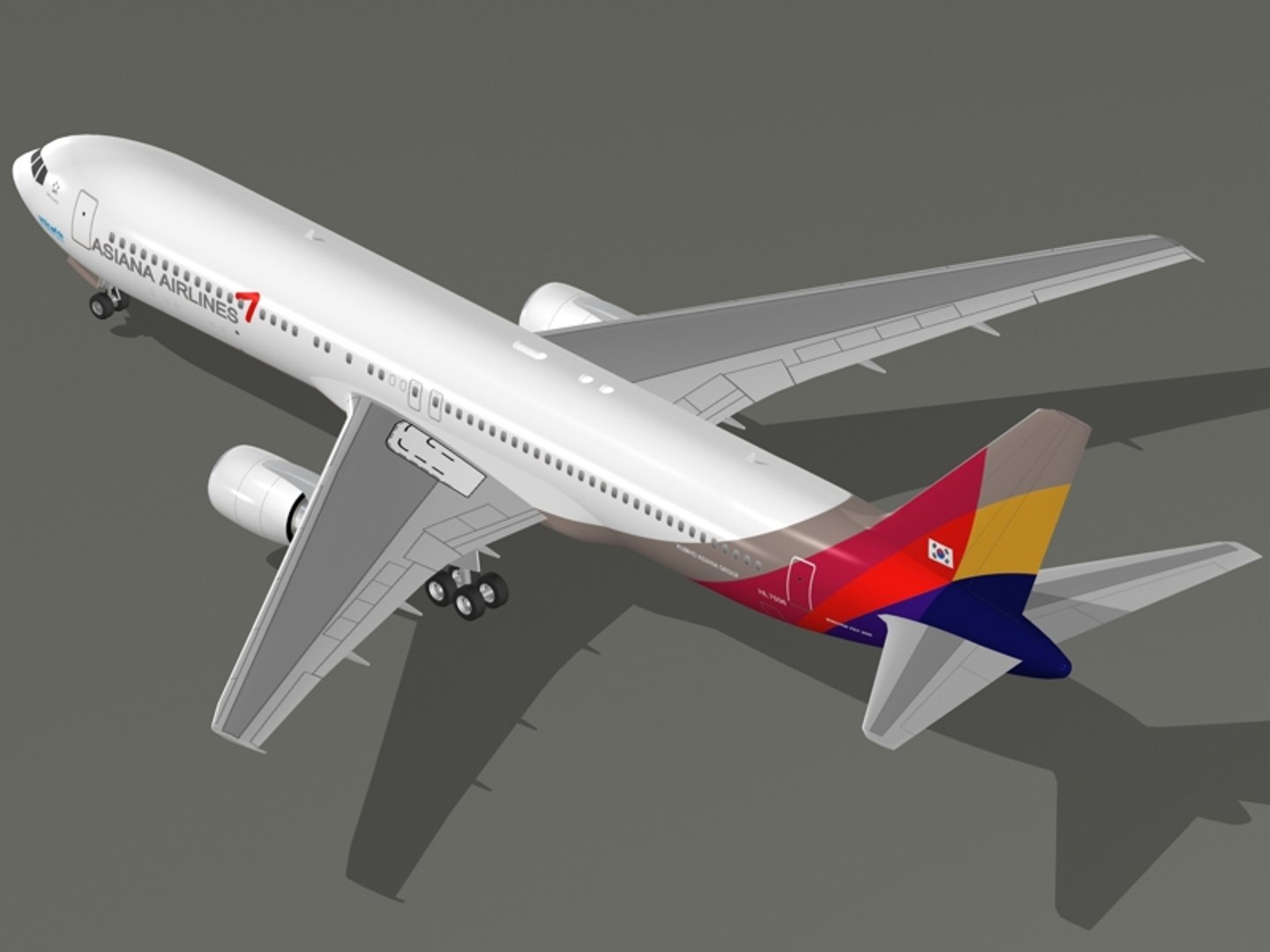 3D Boeing 767-300 Widebody Airliner - TurboSquid 1236081