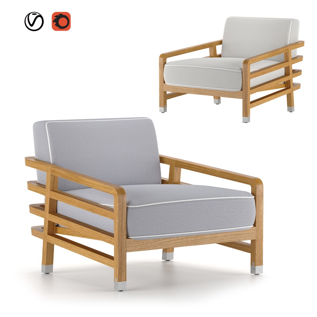 Summit Lounge Chair LC703 3D Model - TurboSquid 2122318