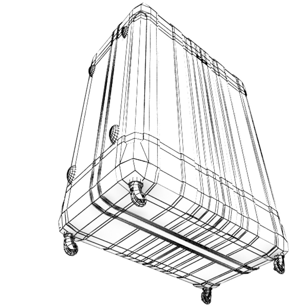 3d suitcase - model